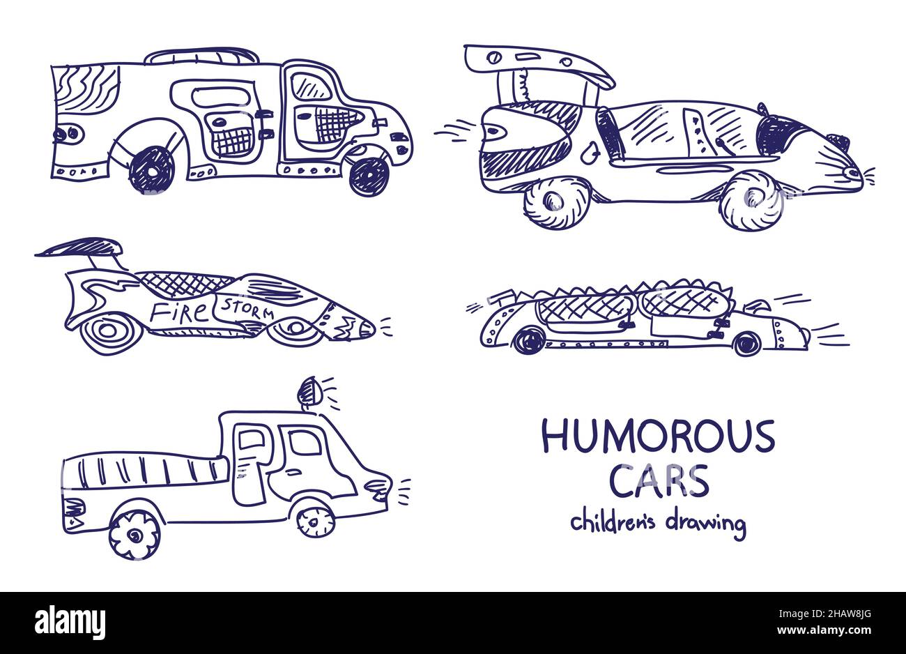 Voitures 4x4 Banque d'images vectorielles - Alamy