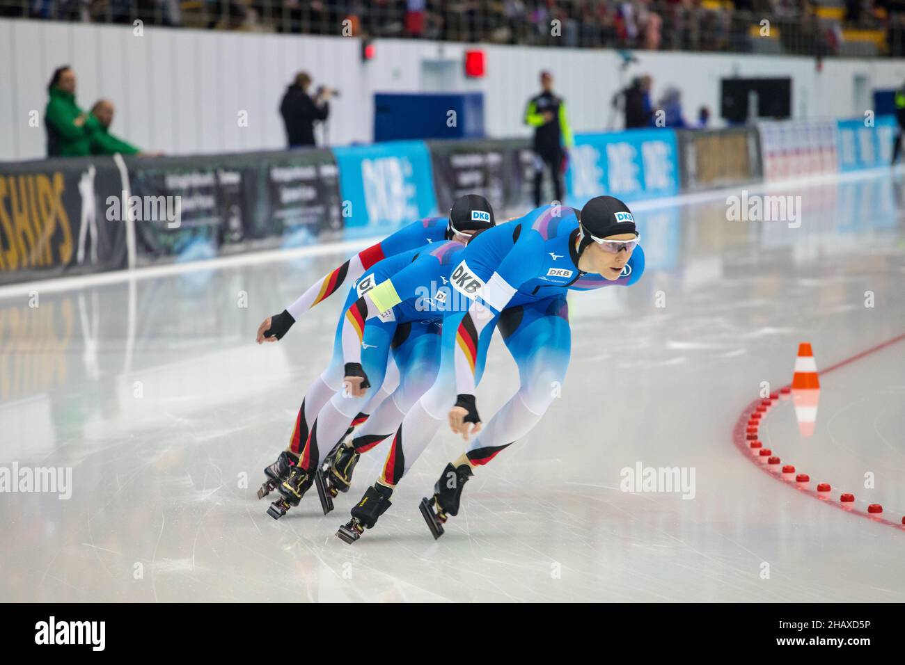 Championnats européens de patinage de vitesse de l'UIP. Athlète sur ...