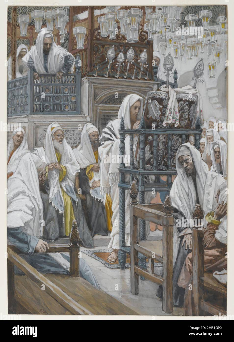 Jesus teaching synagogue Banque de photographies et d’images à haute ...