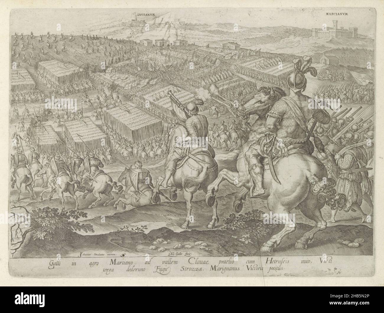 Retraite de Pietro Strozzi pendant la bataille de Marciano, l'histoire ...