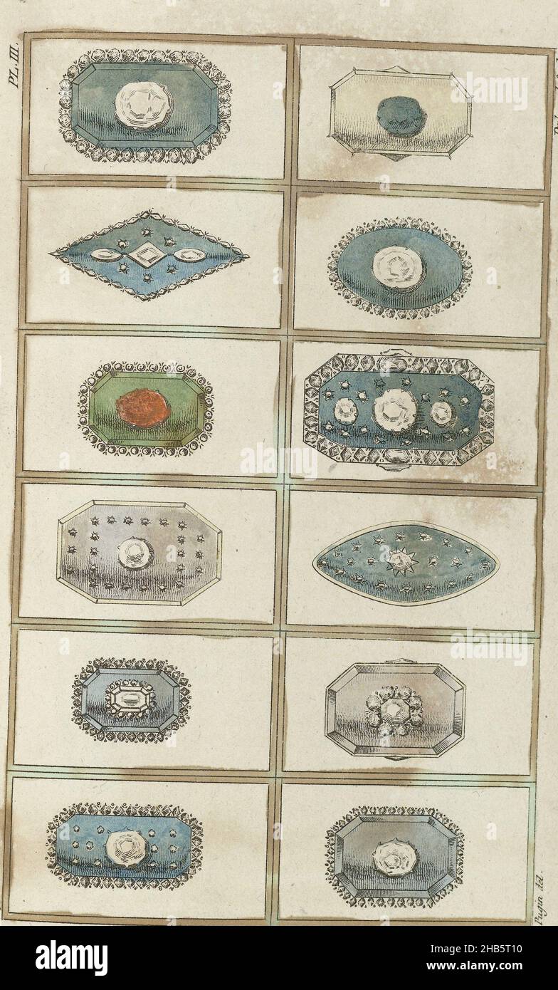 Cabinet des modes ou des modes nouvelles, 15 juillet 1786, pl.III, un ...