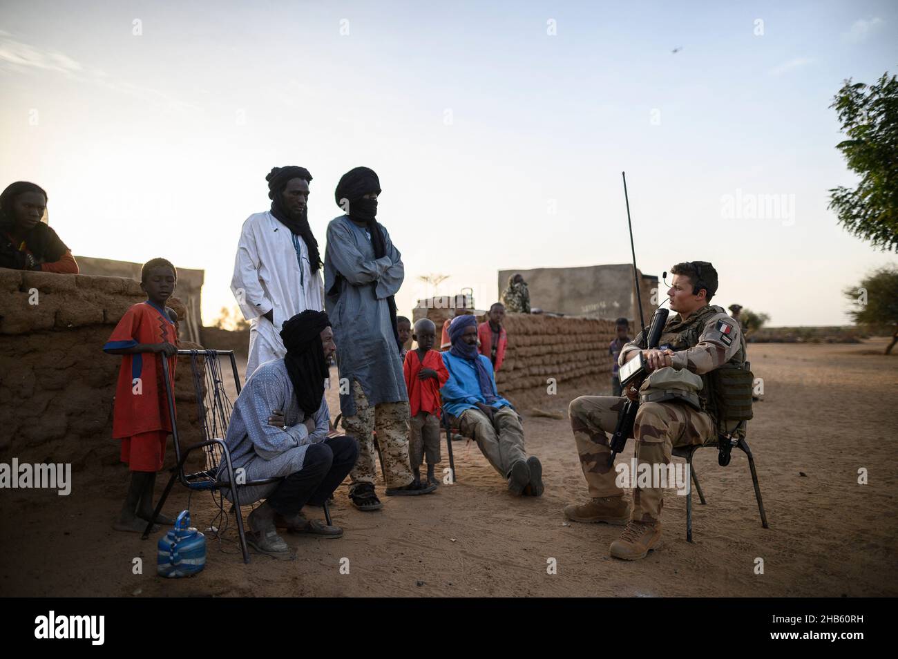 Un peloton du RIMA (régiment d'infanterie navale) de 3rd, basé à vannes ...