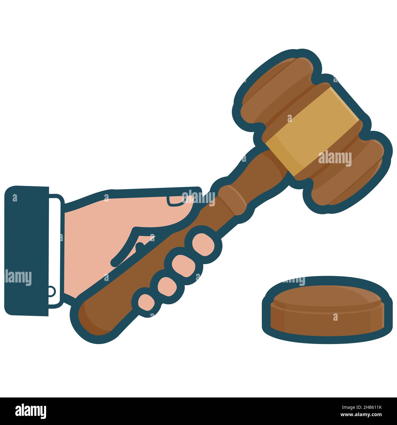 Judge pictogram Banque d'images détourées - Alamy