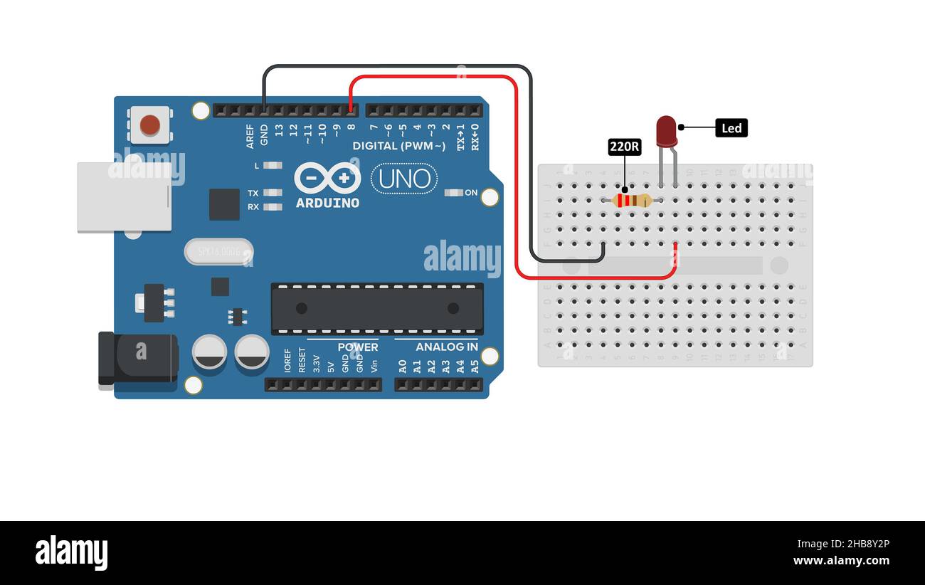 Led arduino Banque de photographies et d’images à haute résolution - Alamy