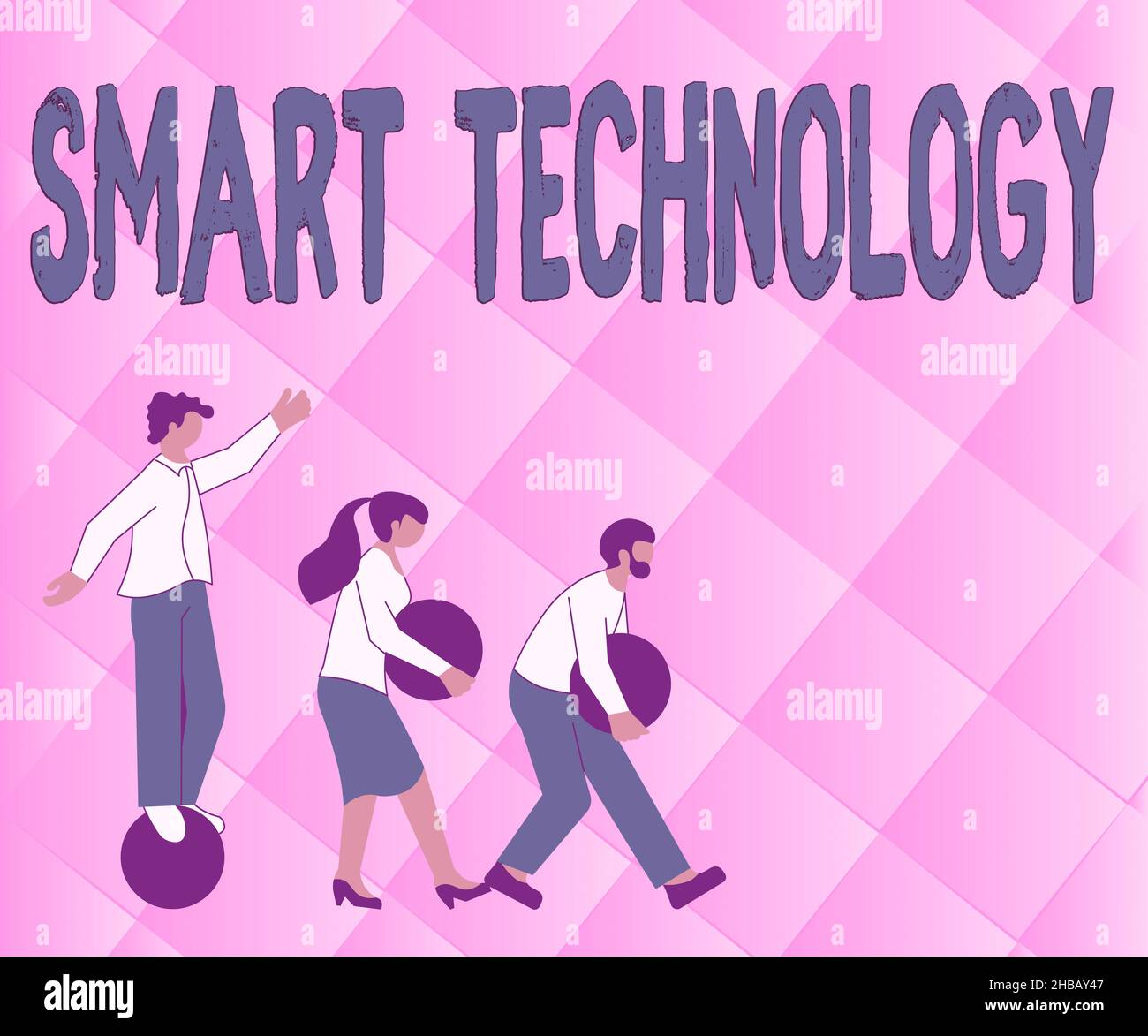 Enseigne à écriture manuelle Smart Technology.Mot pour gadgets ou ...