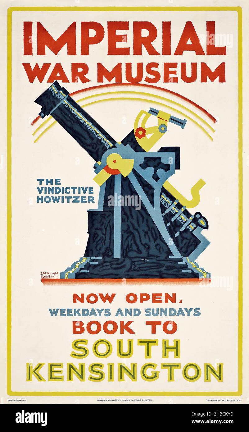 Imperial War Museum, par Edward McKnight Kauffer, 1924 - Vintage London ...