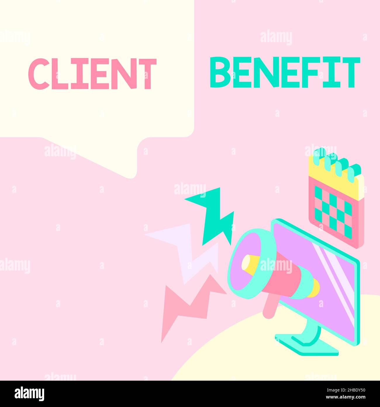 Affiche textuelle indiquant l'avantage client.Concept Internet la ...