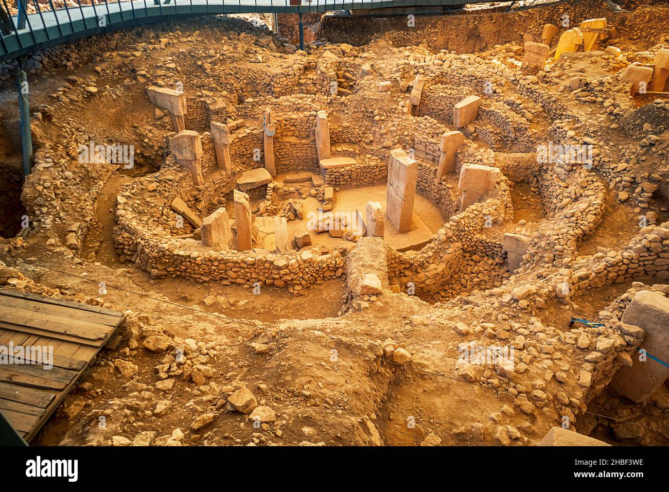GobekliTepe à Sanliurfa, Turquie.L'ancien site de Gobekli Tepe est le ...