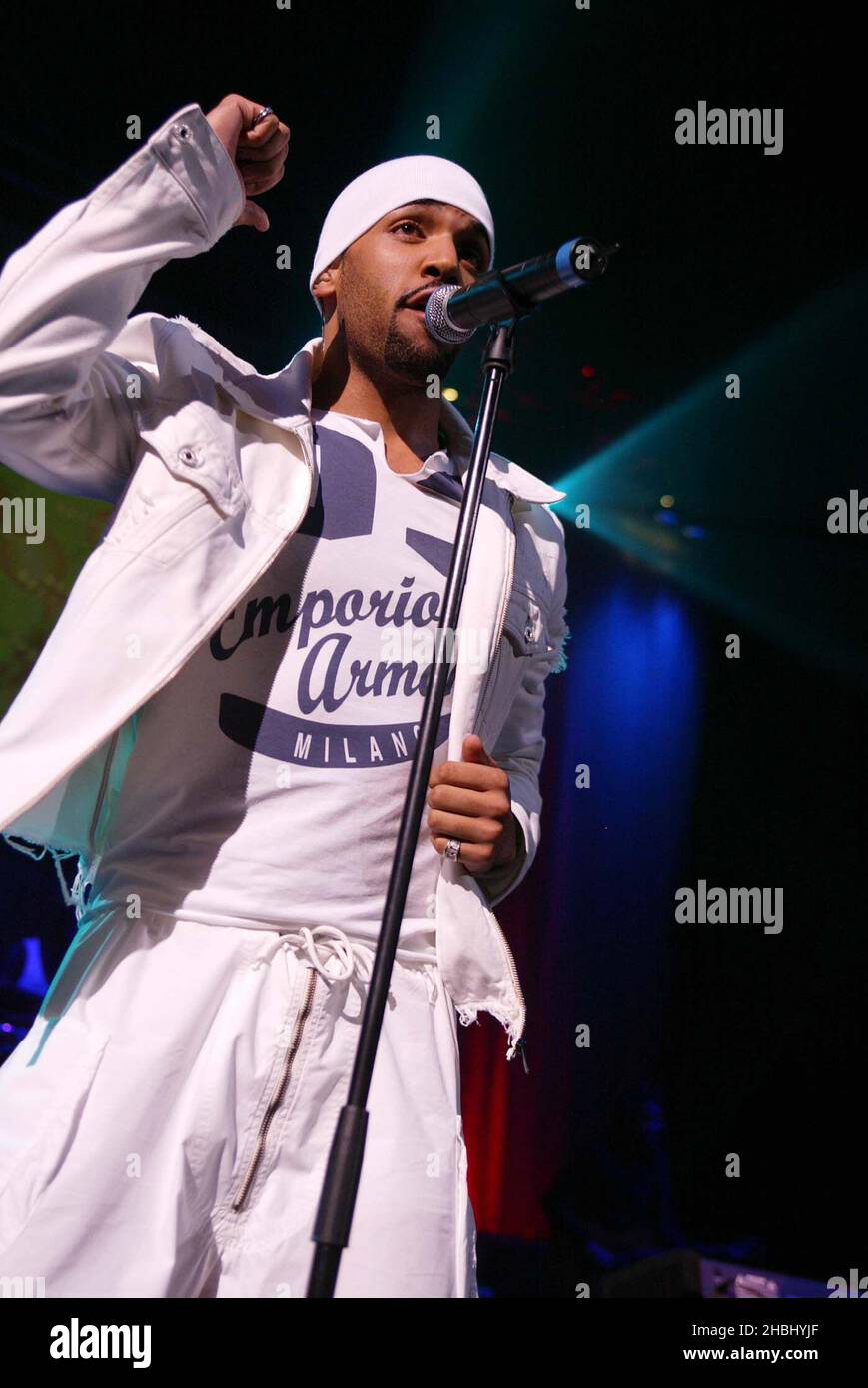 Craig david joue le royal albert hall Banque de photographies et d ...