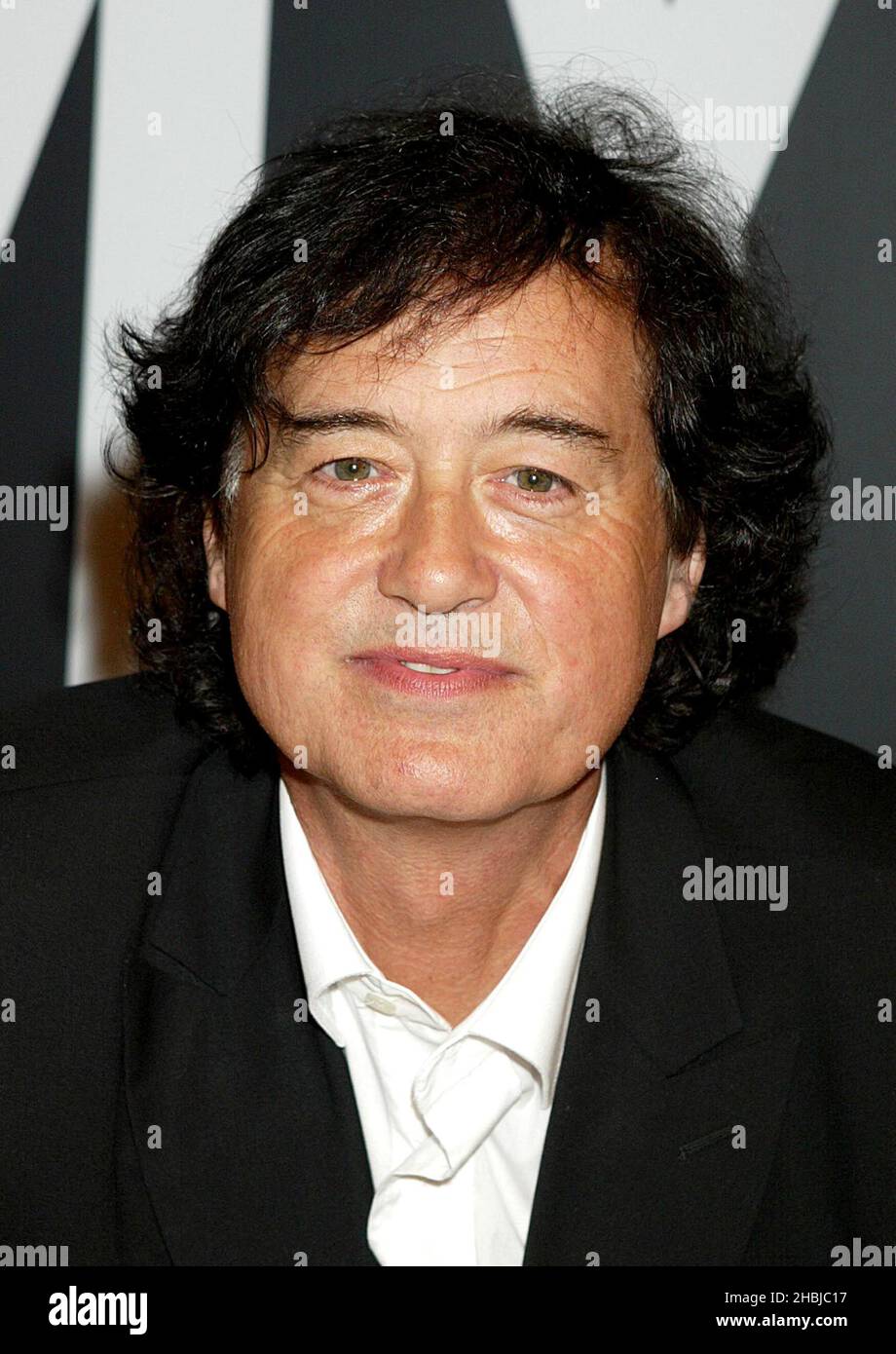Jimmy page inaugure le « Walk of Fame » de Londres pendant Virgin ...