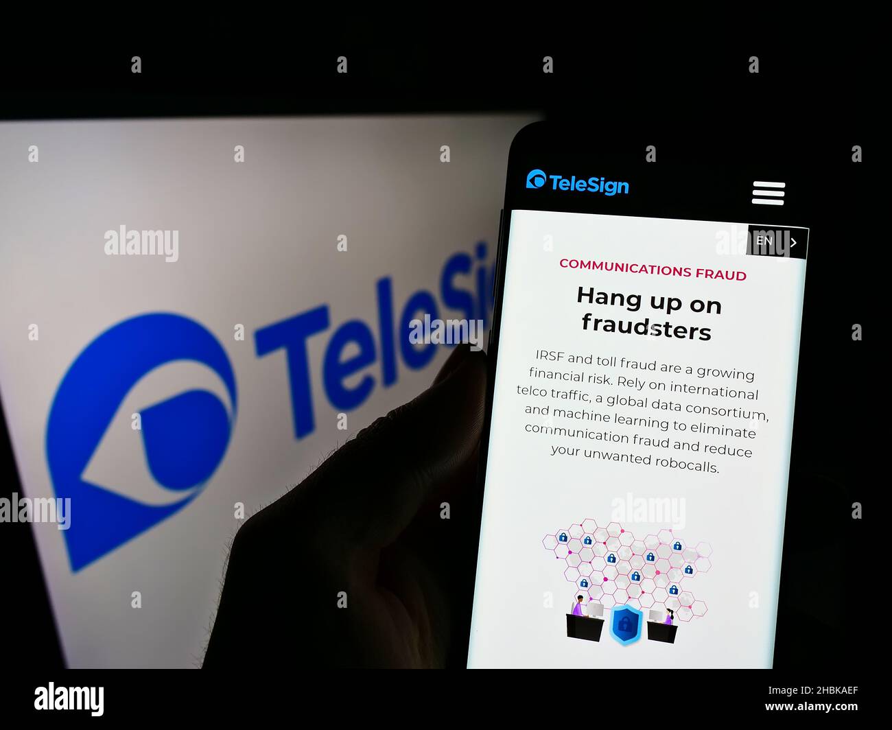 Logo telesign Banque de photographies et d’images à haute résolution ...