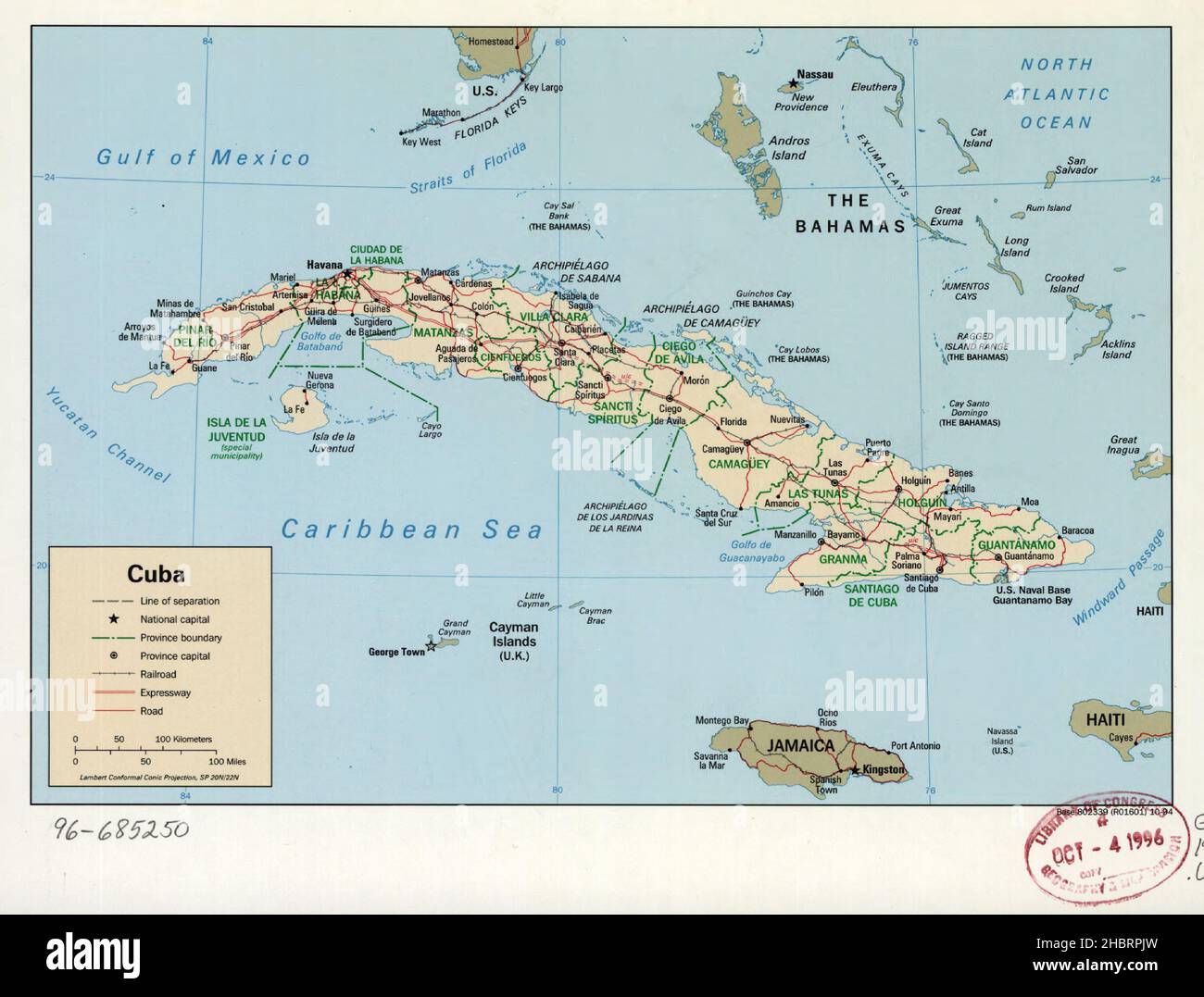 Mapa de cuba Banque de photographies et d’images à haute résolution - Alamy