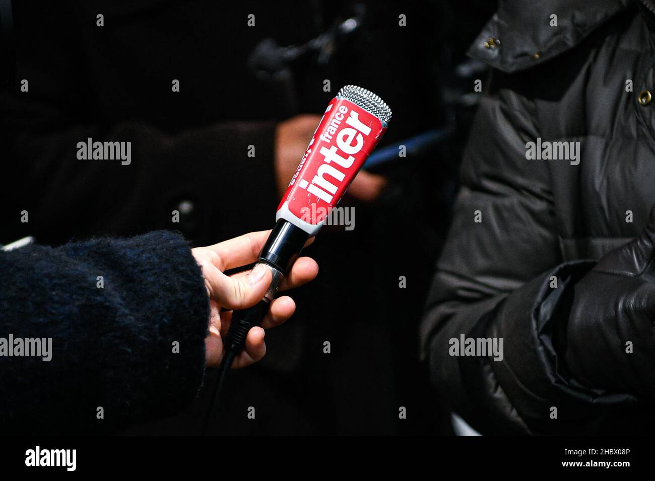 Paris, France, 21 décembre 2021, illustration du microphone (mic,mike ...