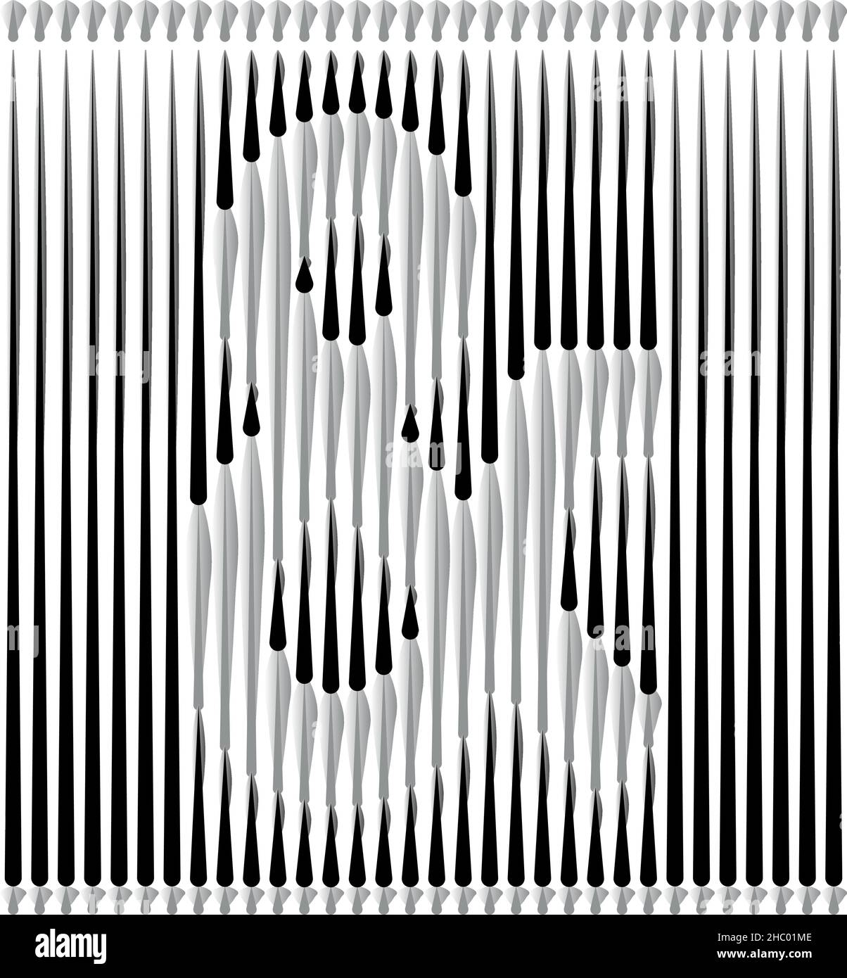 Lignes formant des symboles logo Design - esperluette illustration de ...