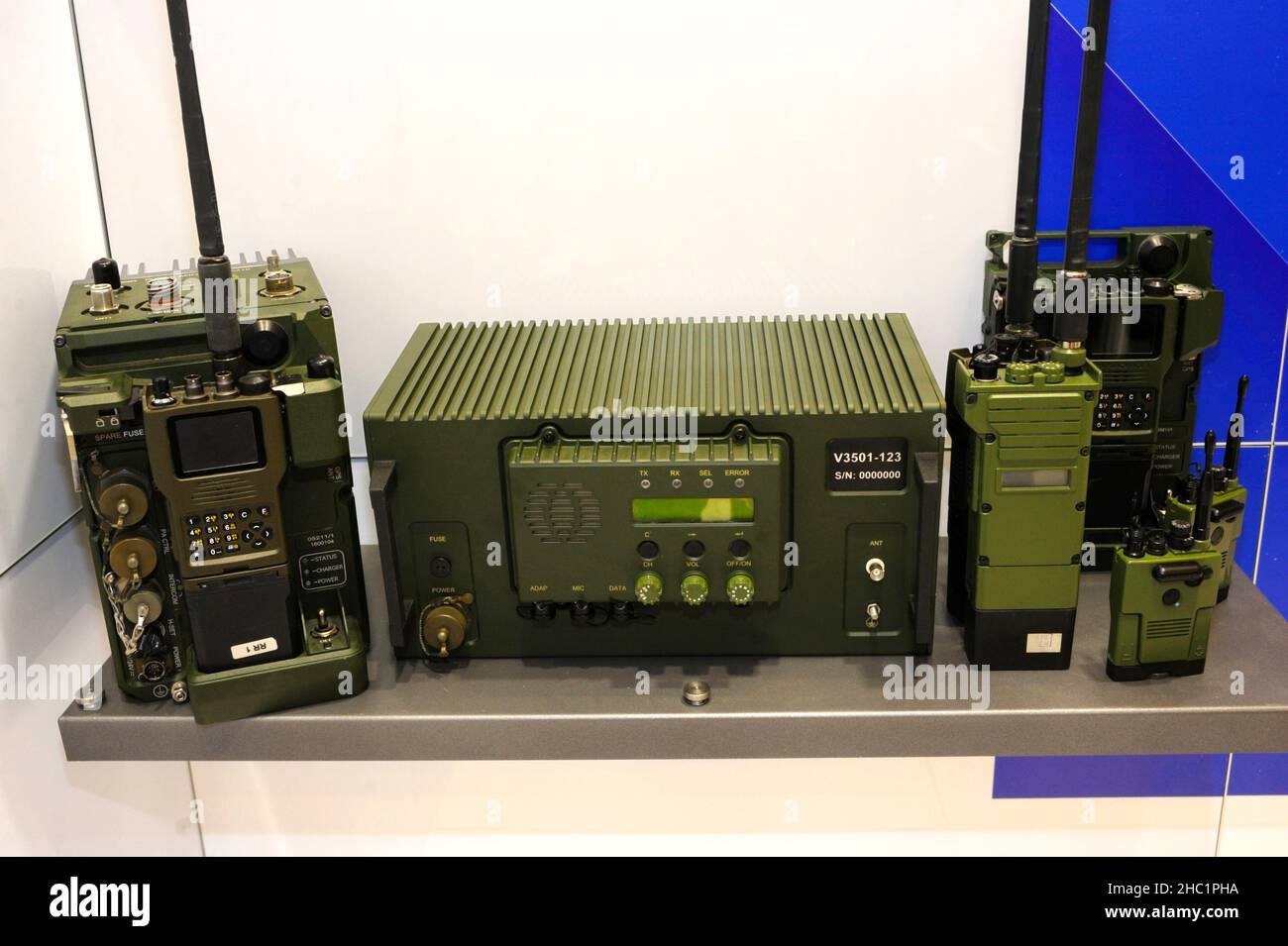 Military radio transmitter receiver Banque de photographies et d’images ...