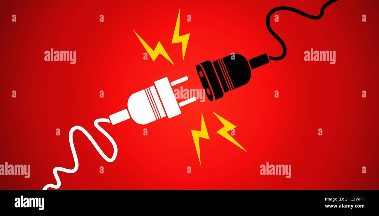 Affiche vectorielle vintage avec éléments électriques.Charge électrique ...