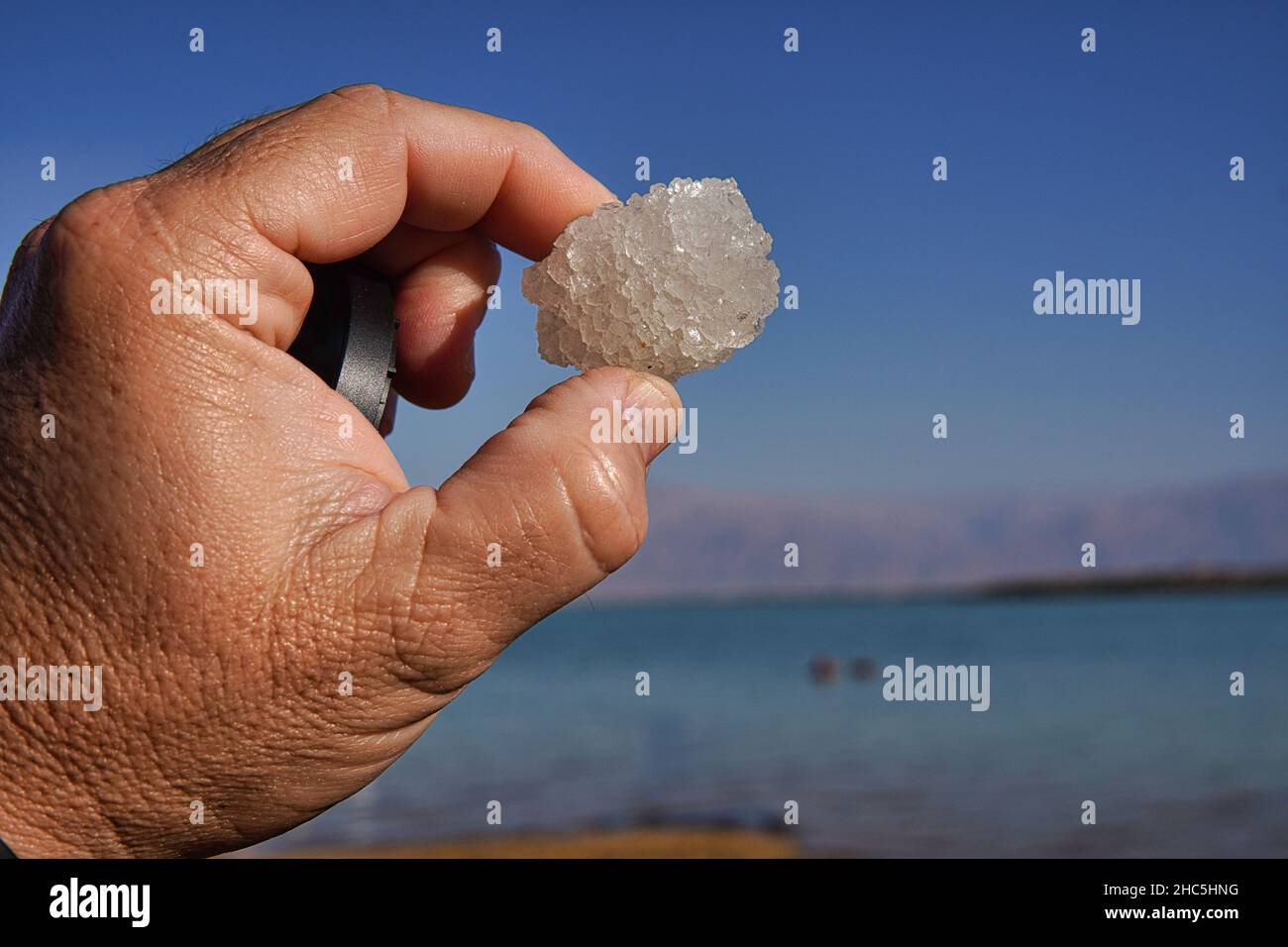 Sel de la mer morte naturel Banque de photographies et d’images à haute ...