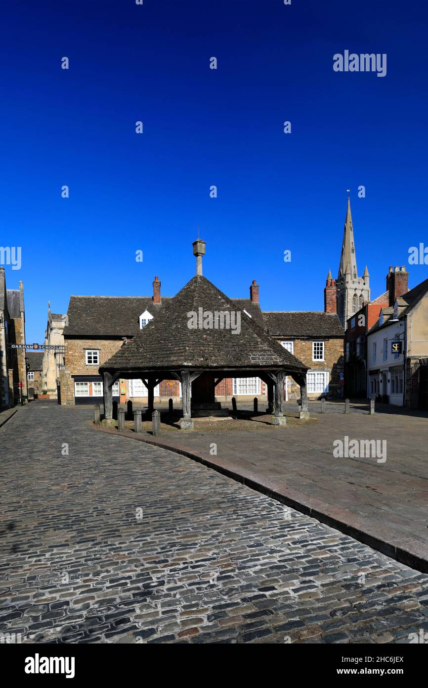 Oakham buttercross en bois Banque de photographies et d’images à haute ...
