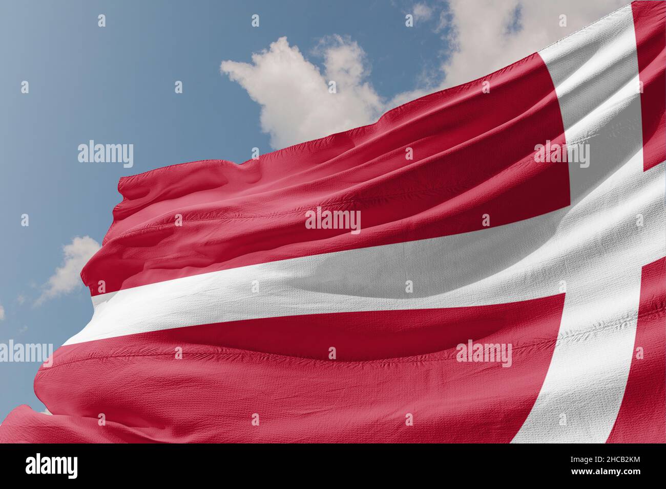 Drapeau blanc croix rouge Banque de photographies et d’images à haute ...