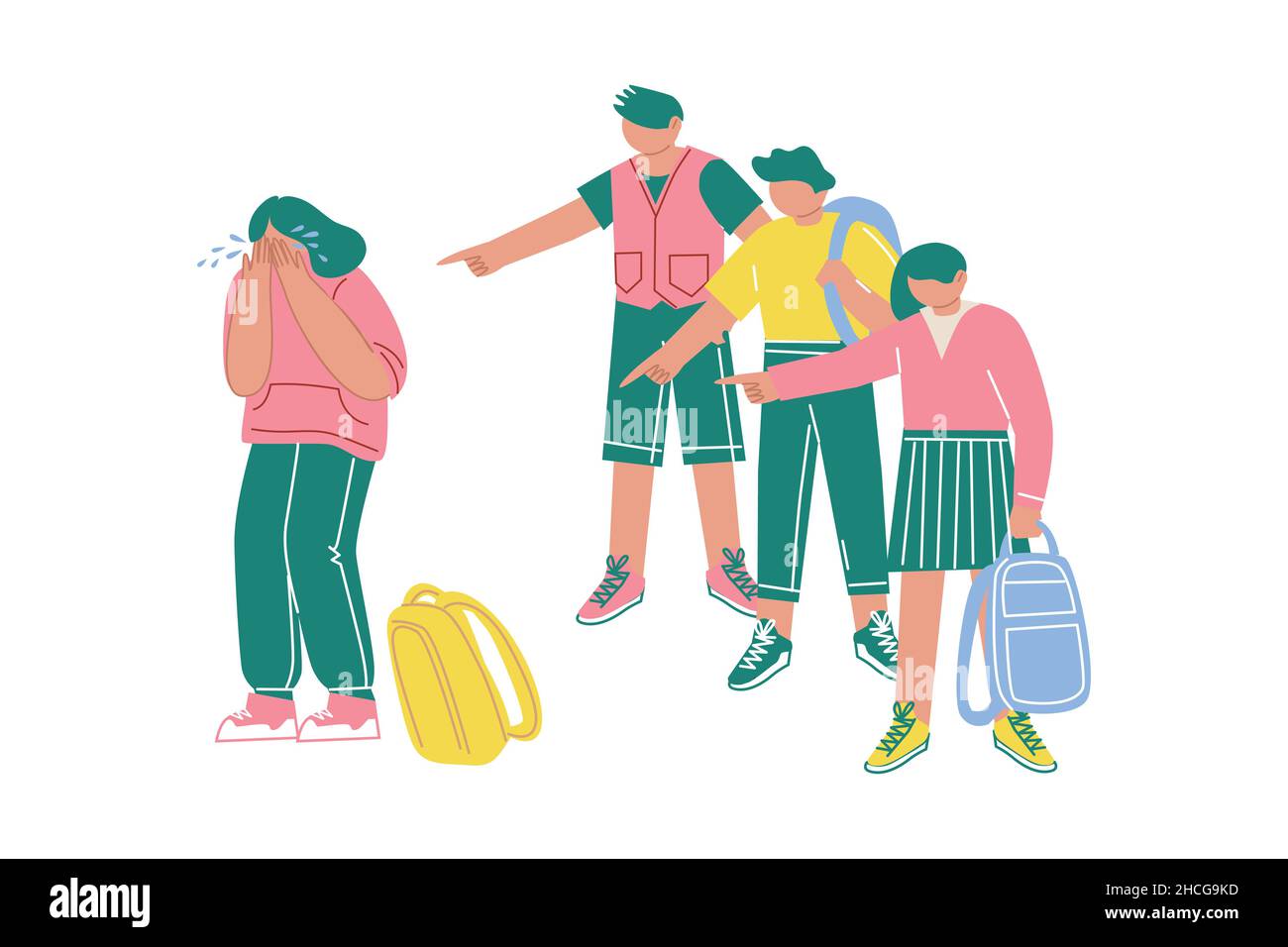 Social anxiety Banque d'images vectorielles - Alamy