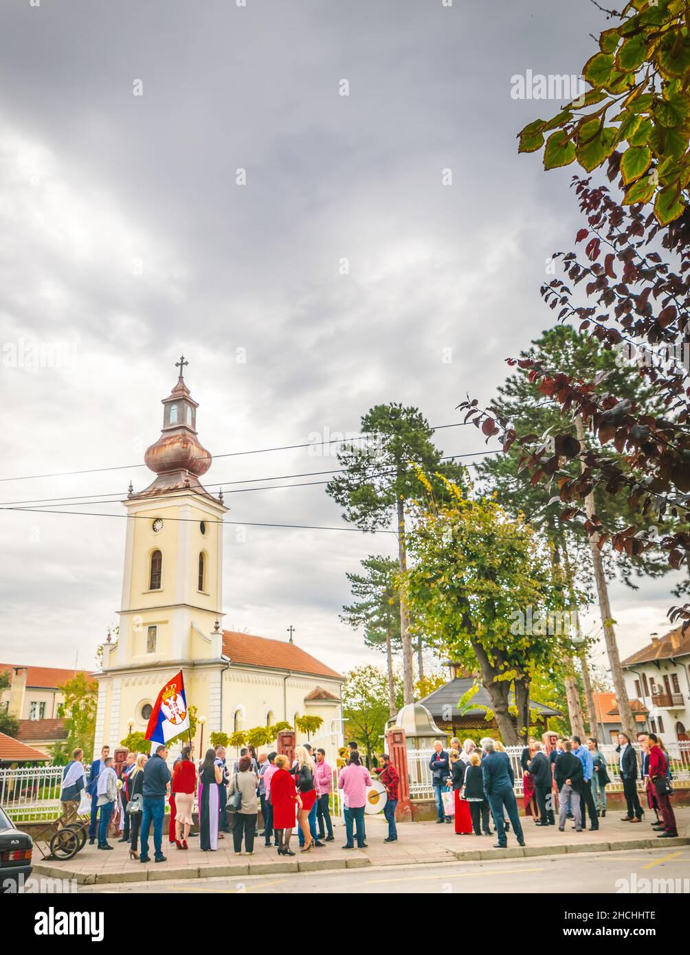 Robe serbe traditionnelle Banque de photographies et d’images à haute ...