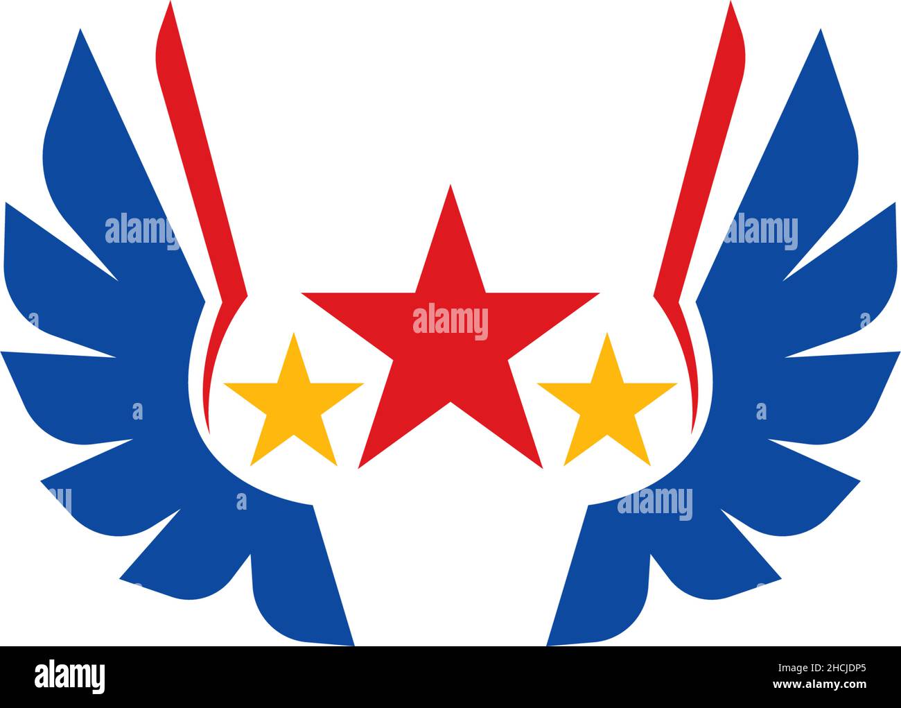 Logo militaire logo icône modèle illustration vecteur Image Vectorielle ...