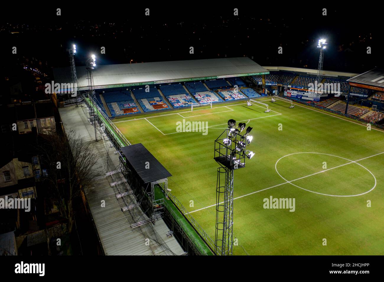 Vue aérienne du stade du club de football de Luton Town Photo Stock - Alamy