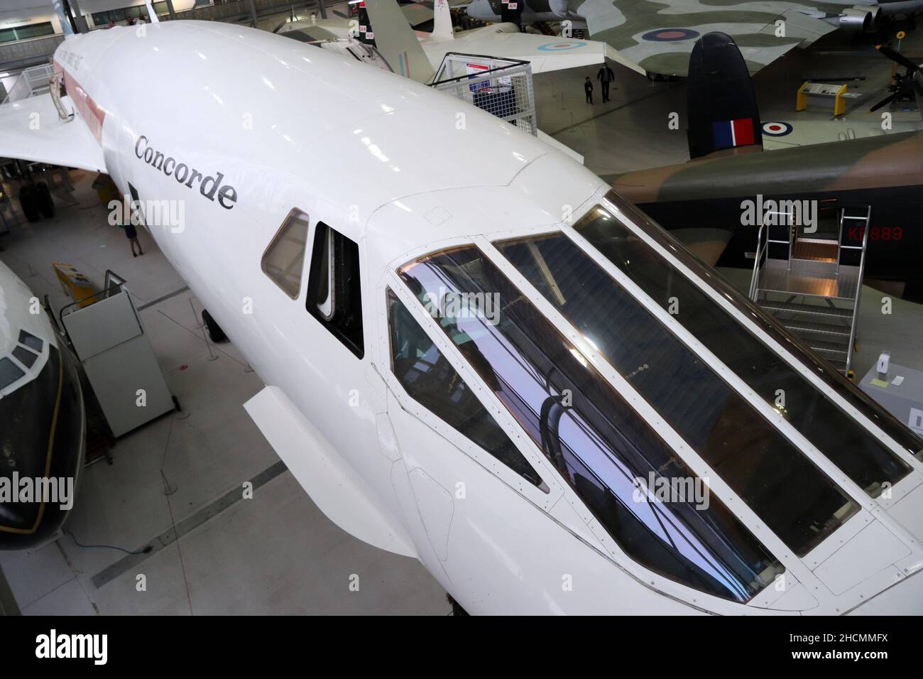 Concorde plane and cockpit Banque de photographies et d’images à haute ...