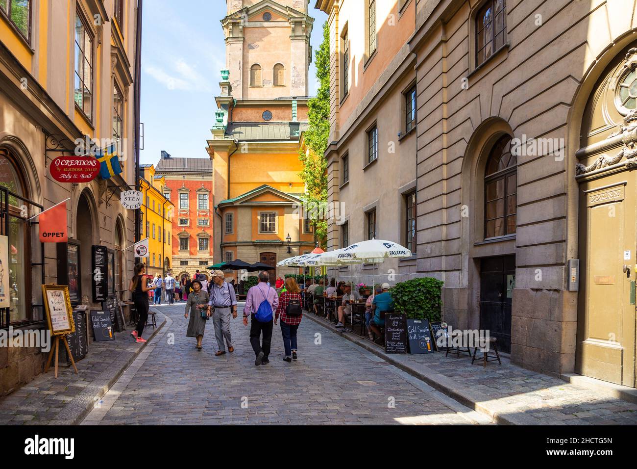 Stockholm, Suède - 26 juin 2016 : vue panoramique sur le centre-ville ...
