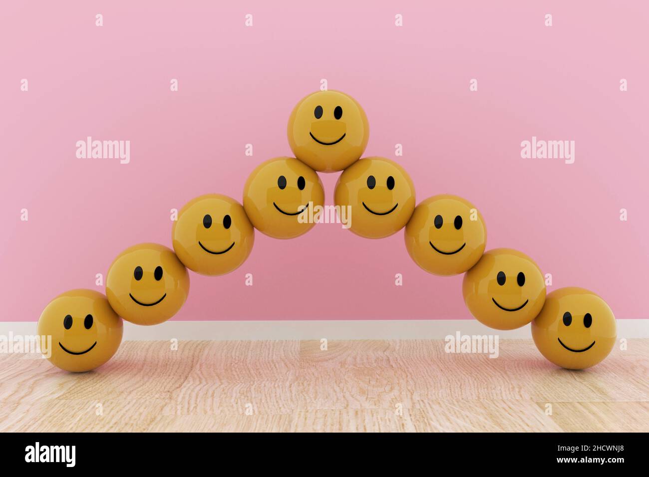 Smiley emoticon facial expression joy Banque de photographies et d ...