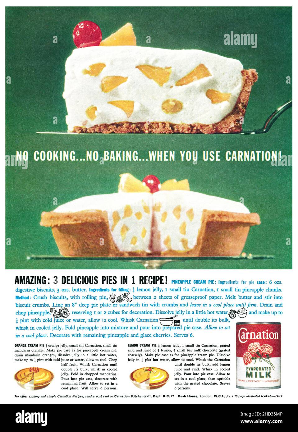 Carnation evaporated milk Banque de photographies et d’images à haute ...