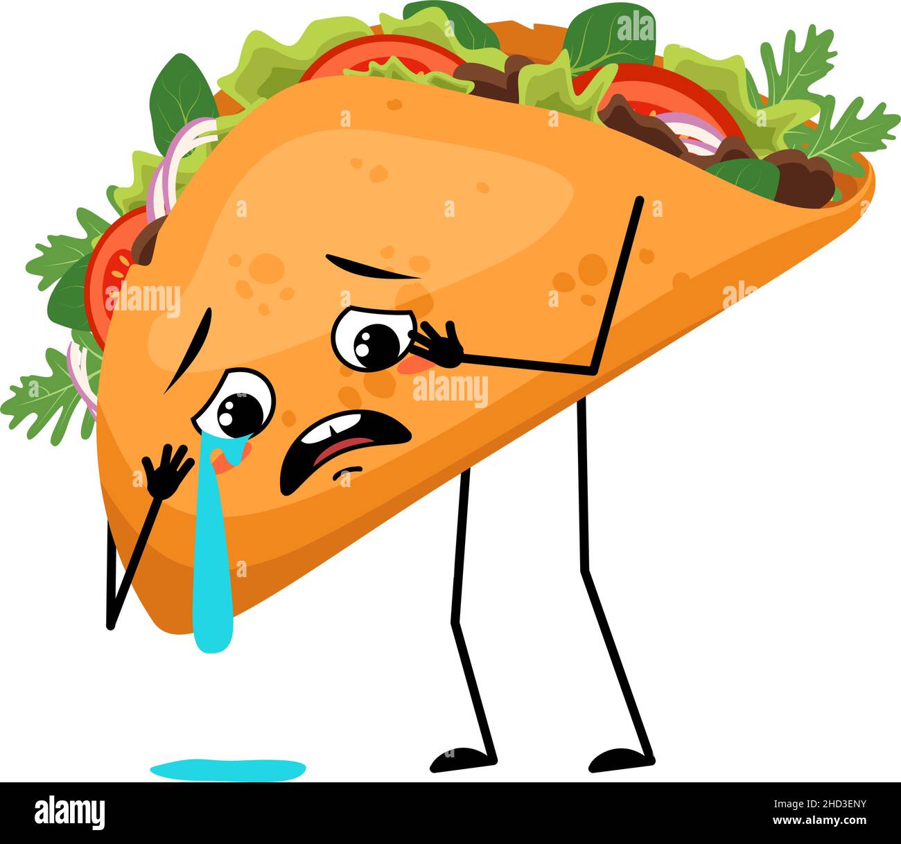 Caricature mexicaine Banque d'images vectorielles - Alamy