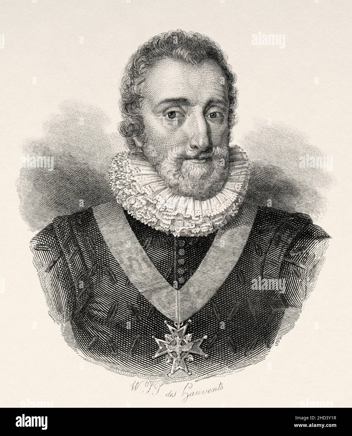 Henri IV (1553-1610) également connu par le bon roi Henri ou Henri le ...
