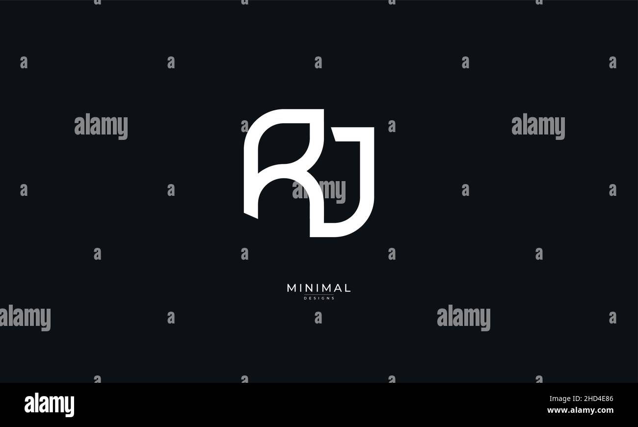 Lettre rj Banque de photographies et d’images à haute résolution - Alamy