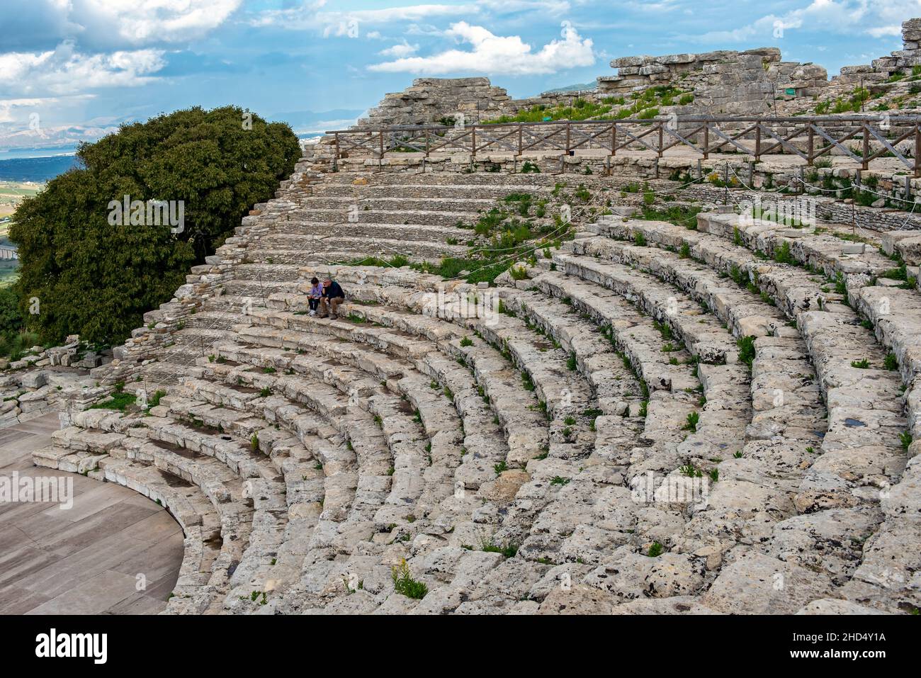 Segesta amphitheatre sicily italy Banque de photographies et d’images à ...