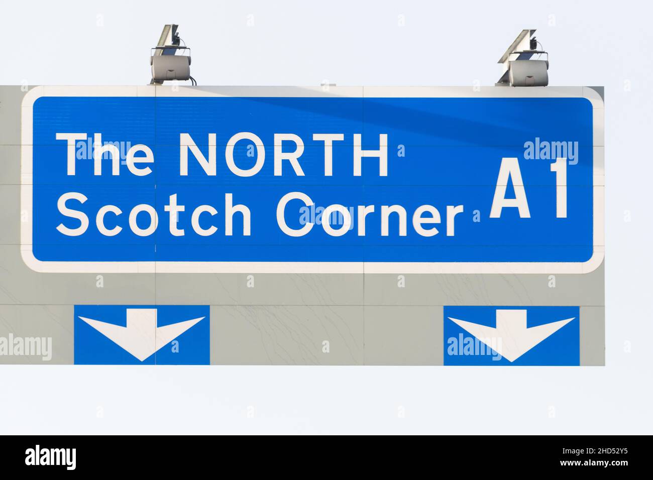 The north motorway sign Banque de photographies et d’images à haute ...