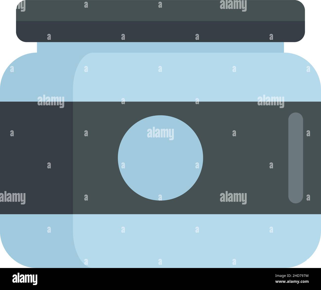Icône de la liste de styliste.Illustration plate de l'icône de vecteur ...