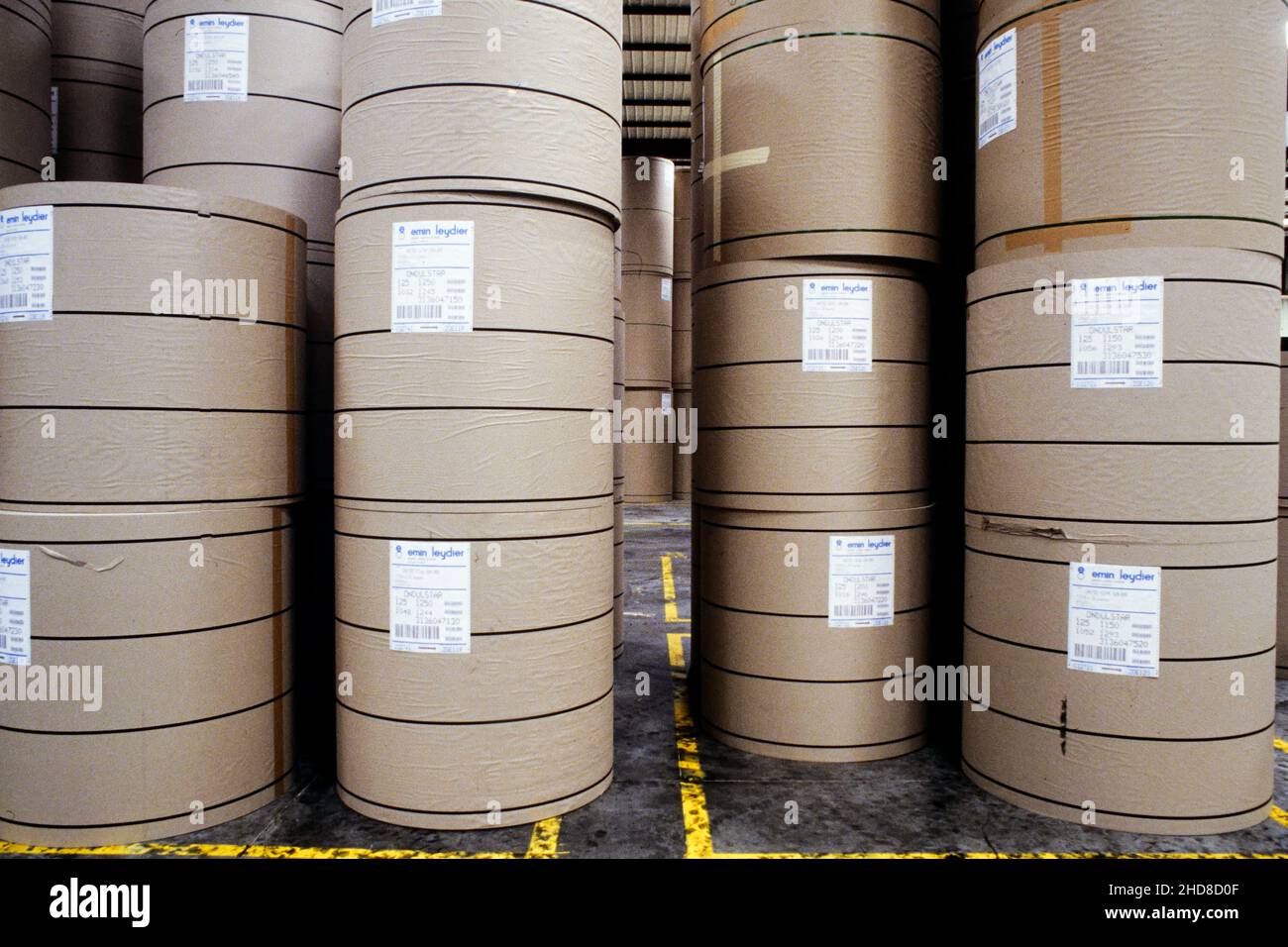 Usine de recyclage de carton Banque de photographies et d’images à ...