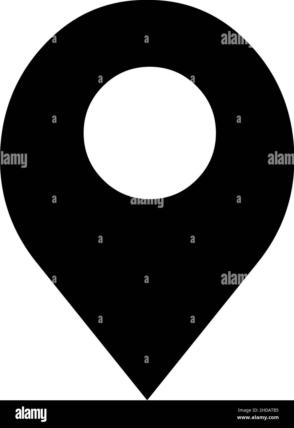 illustration vectorielle de l'icône ou du symbole gps (système de ...