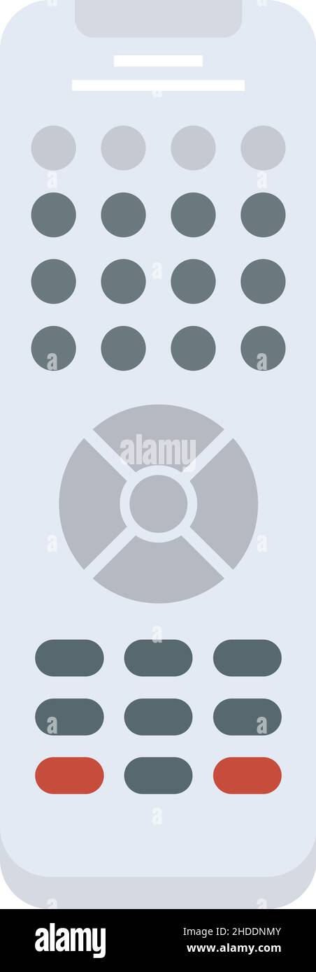 Icône de la télécommande infrarouge.Illustration plate de l'icône de ...