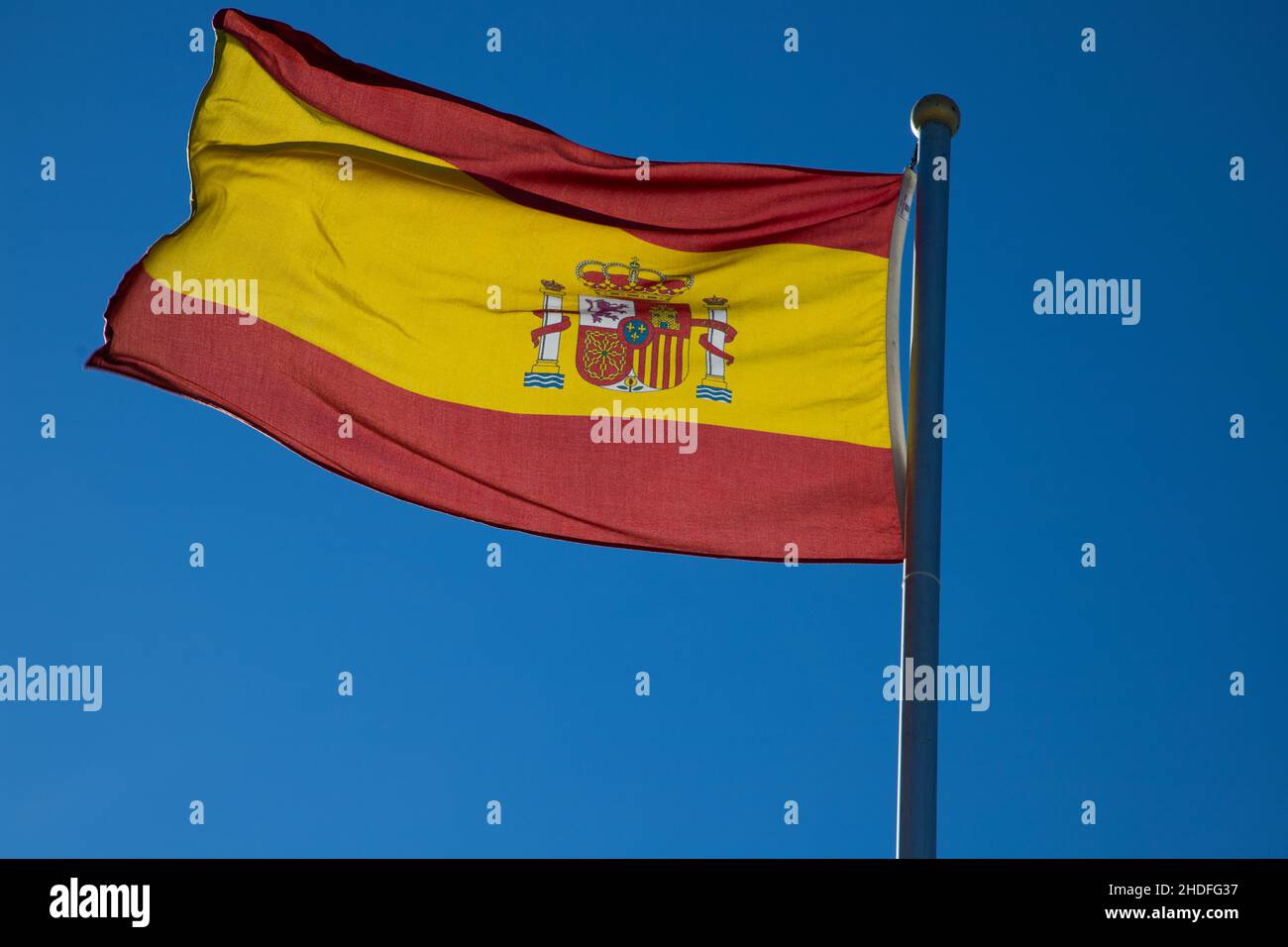 Drapeau espagnol nation rouge jaune voyage tourisme Banque de ...