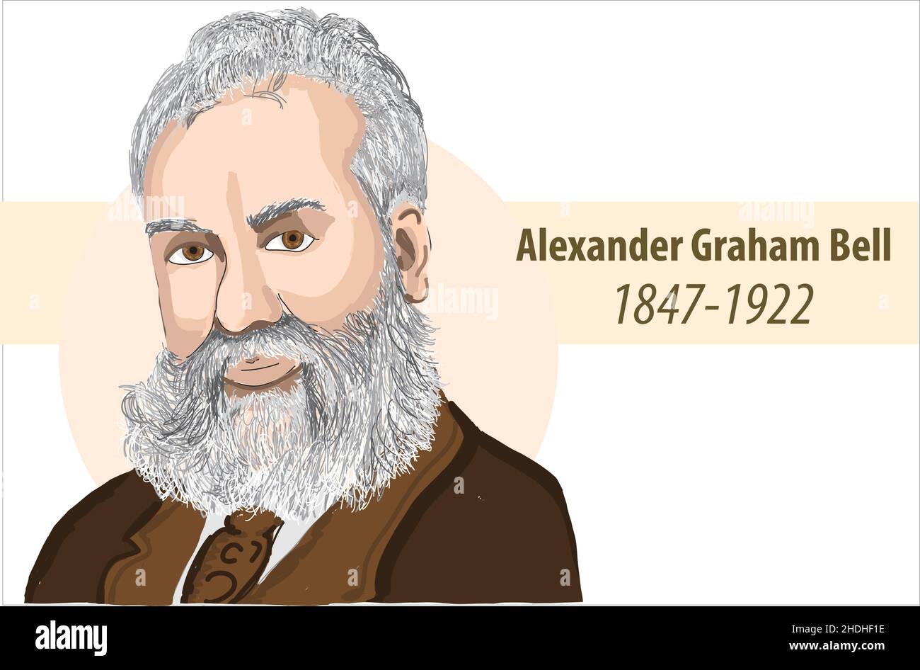 Graham bell Banque d'images vectorielles - Alamy