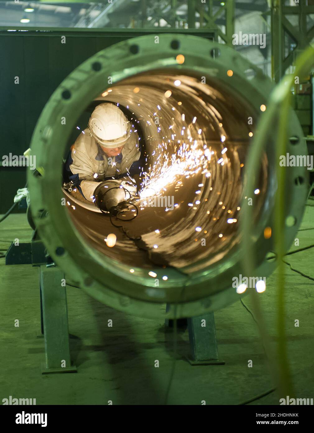 Pipe welding Banque de photographies et d’images à haute résolution - Alamy