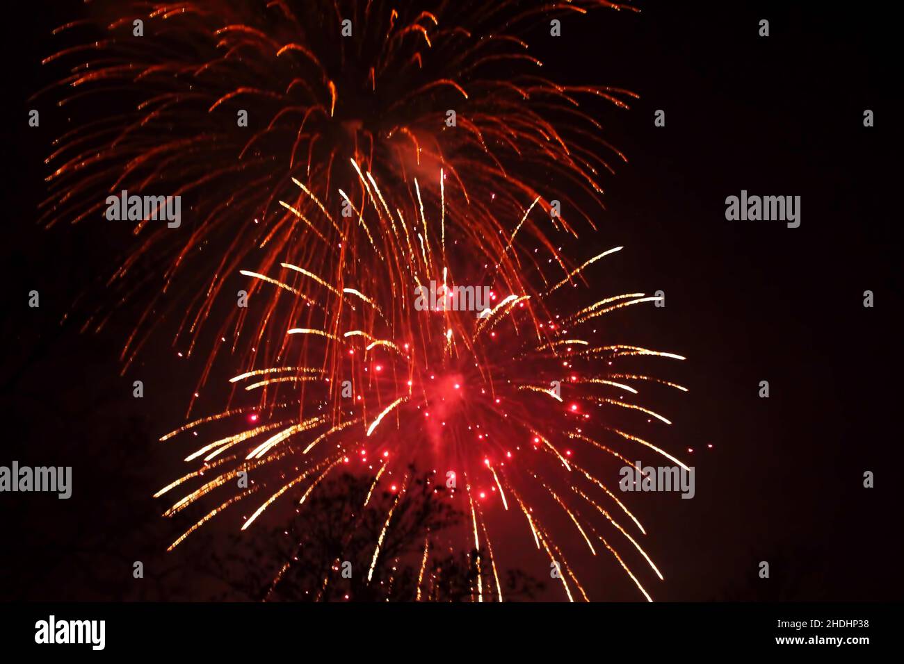 feux d'artifice, pyrotechniques, feux d'artifice, roquette, feux d ...