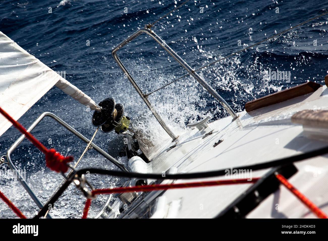 bateau, onde de proue, éclaboussures d'eau, bateaux, ondes de proue ...