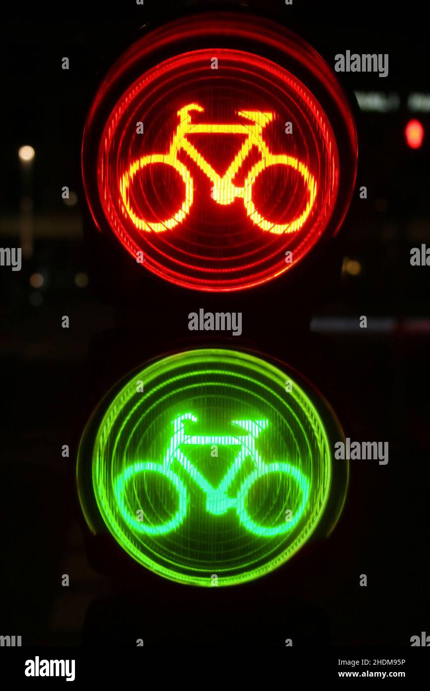 vélo, feu de stop, feux de signalisation, bicyclettes, vélo,feux stop ...