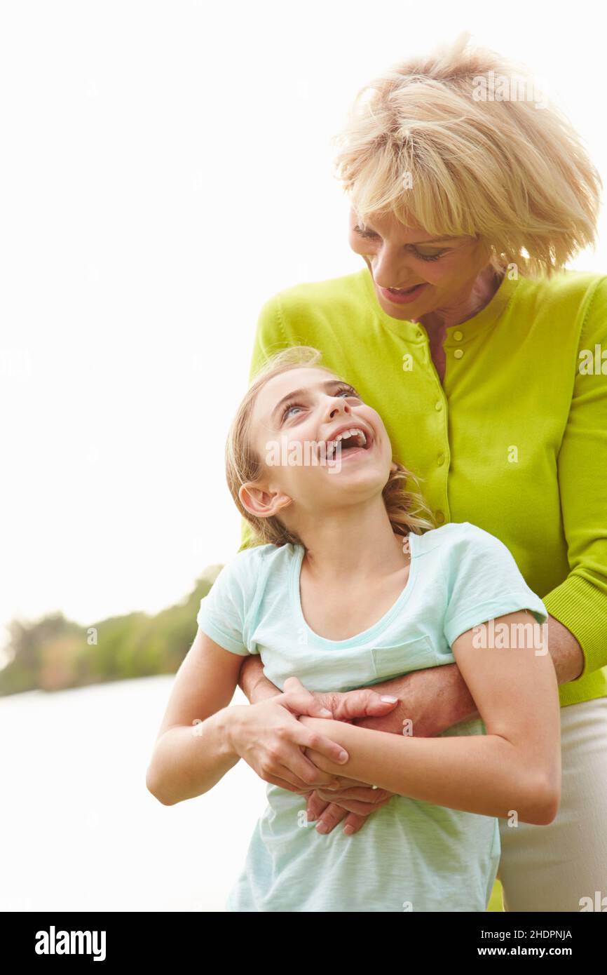 grand-mère, petit-enfant, grand-mère, grand-mères, grands-enfants Photo ...
