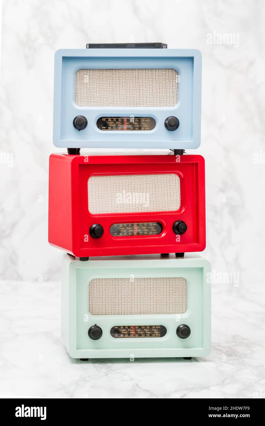 Radio retro Banque de photographies et d’images à haute résolution - Alamy