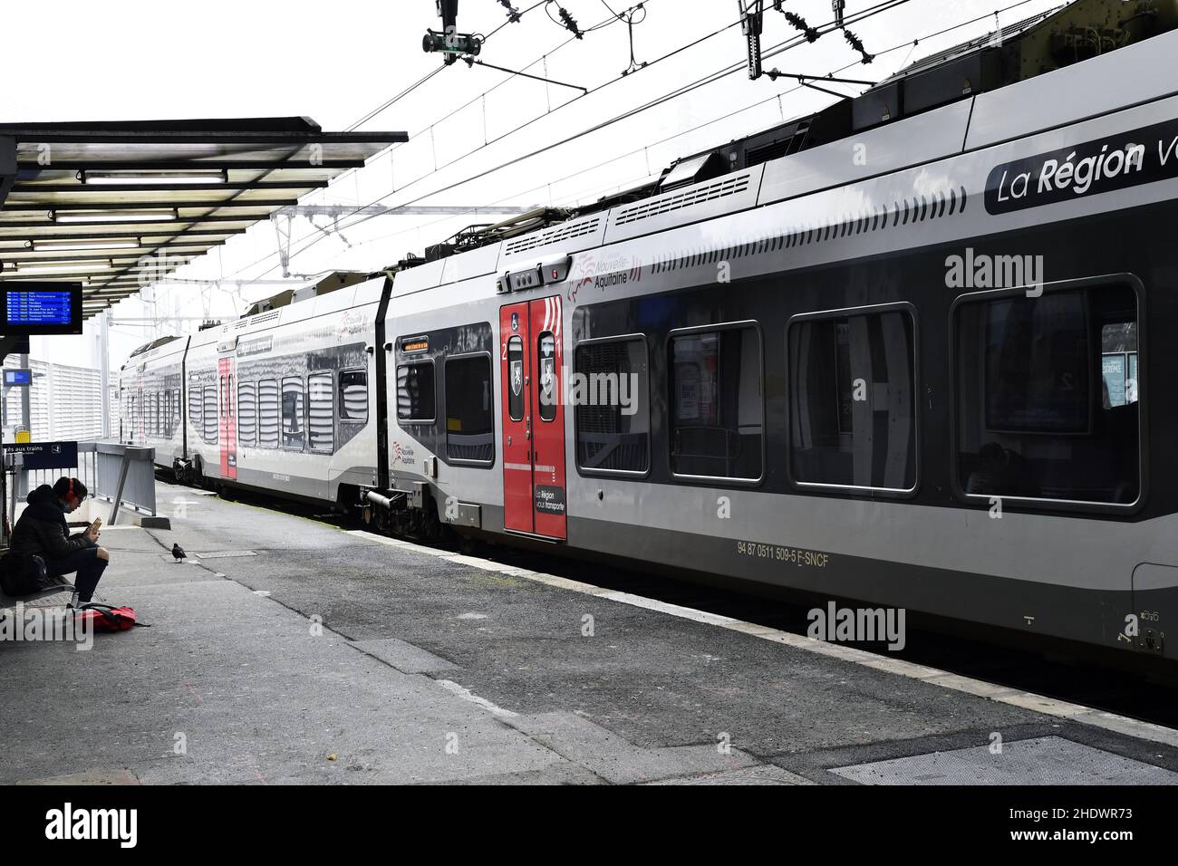 France travel tourism intercity train station Banque de photographies et d’images à haute ...