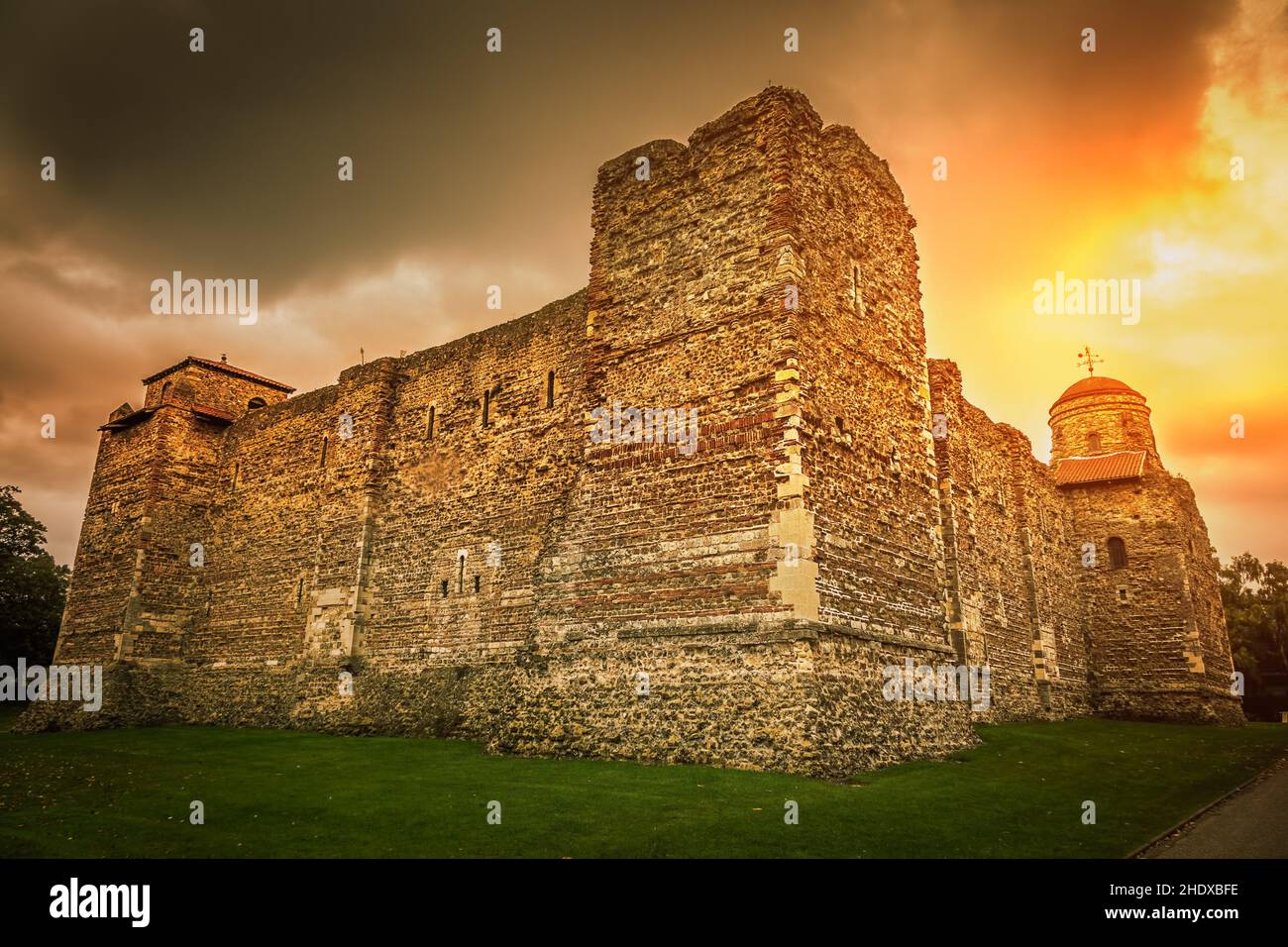 château, fort, château de colchester, châteaux, forts Photo Stock - Alamy